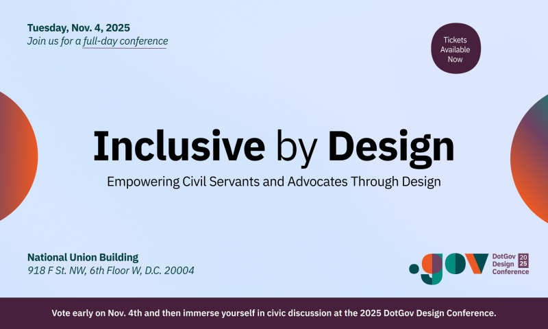 DotGov Design Conference 2025 | AIGA Washington, DC