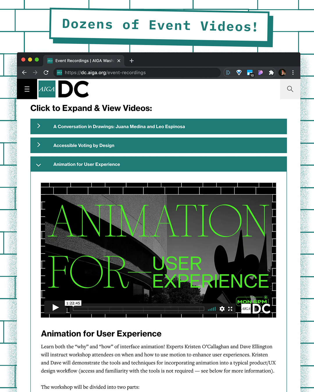 Recordings Archive | AIGA Washington, DC