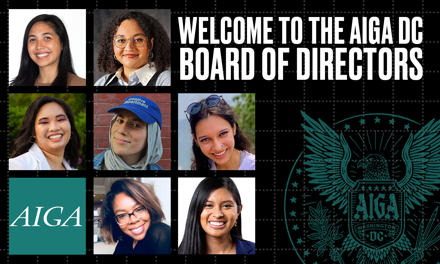 Introducing Our Newest Board Members 2024 | AIGA Washington, DC